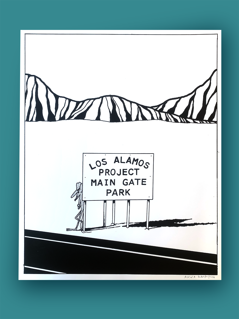 Poster "new mexico 2" de Anna Haifish – La Régulière